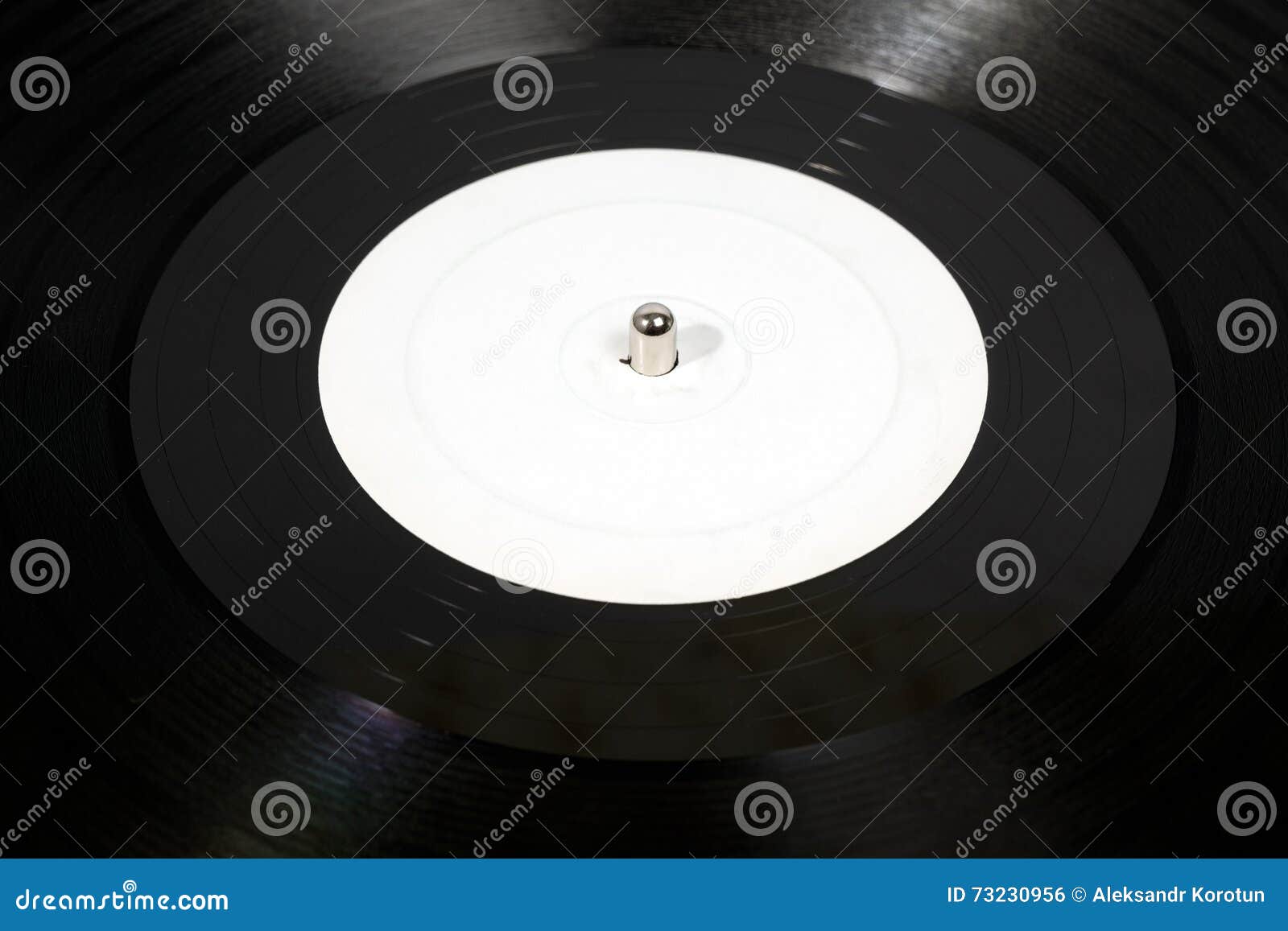 White analog vinyl disc stock photo. Image of detail - 73230956