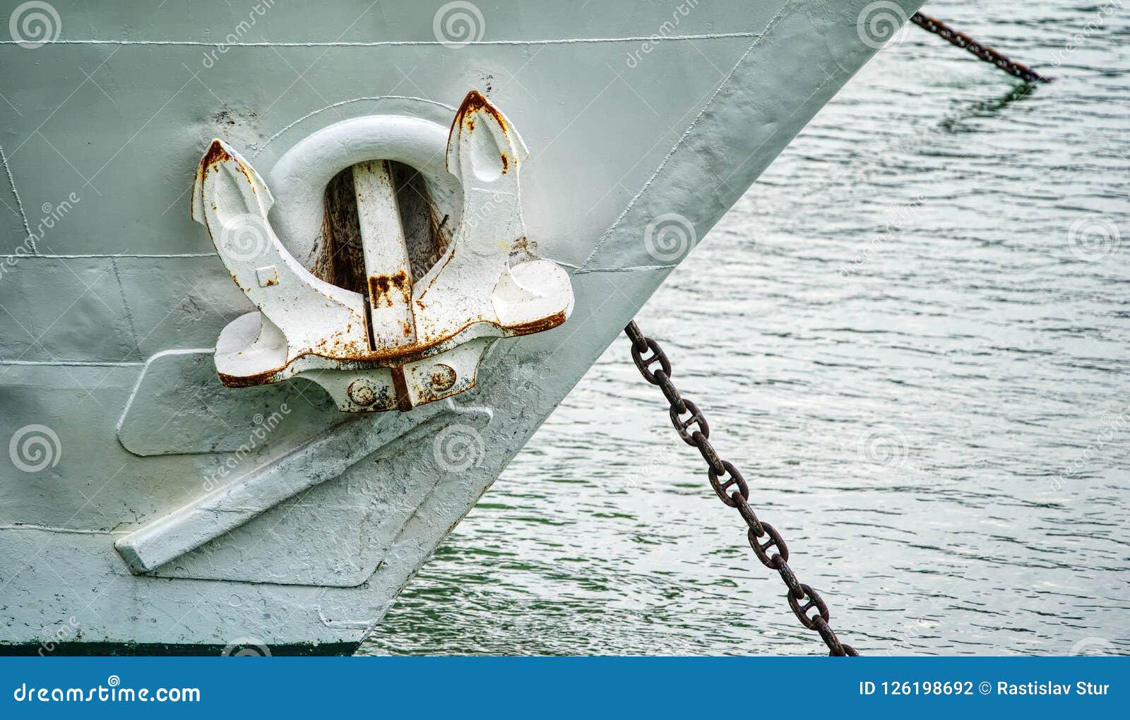 White anchor stock photo. Image of white, navy, anchor - 126198692