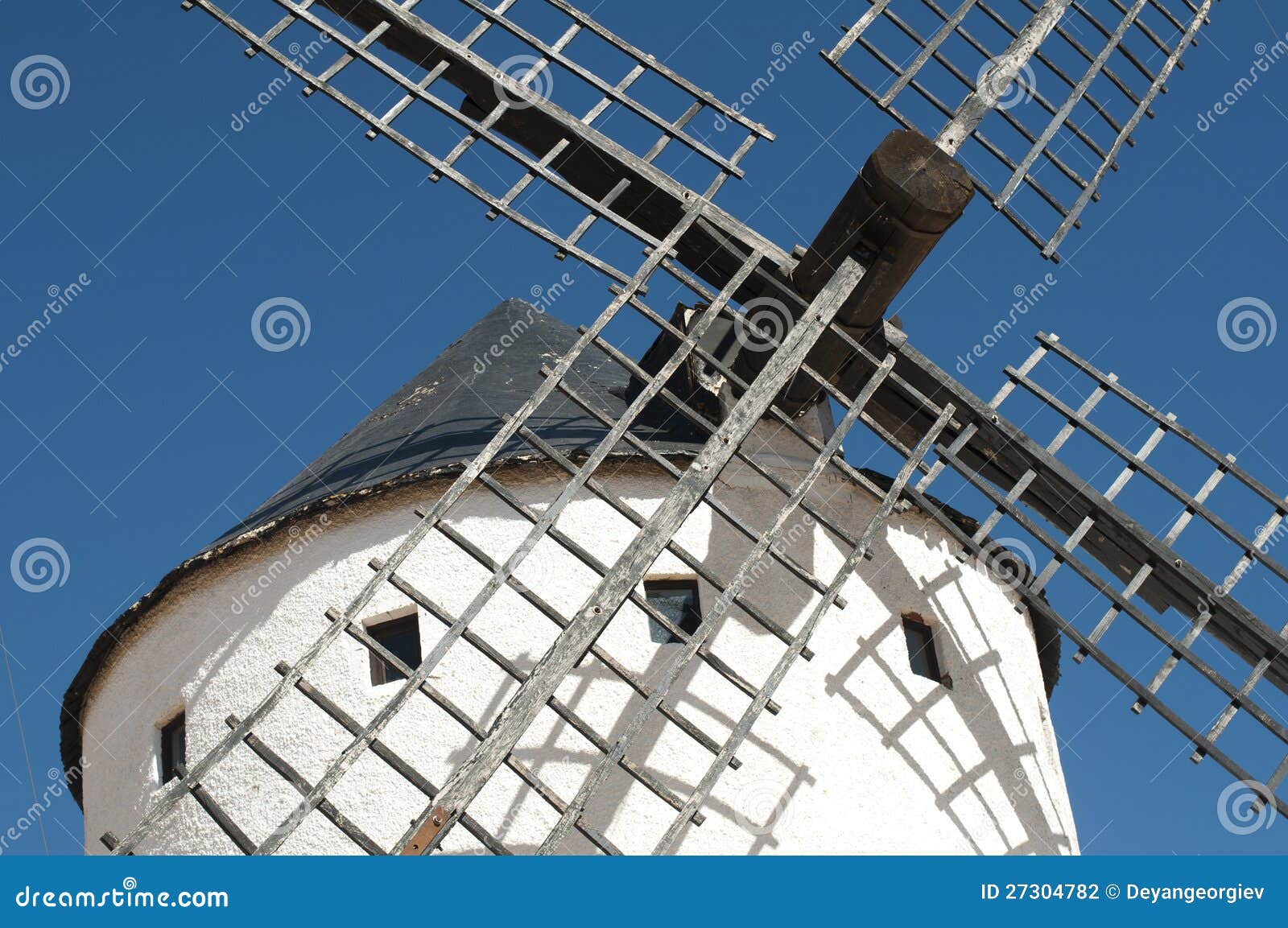 White ancient windmill stock photo. Image of historical - 27304782