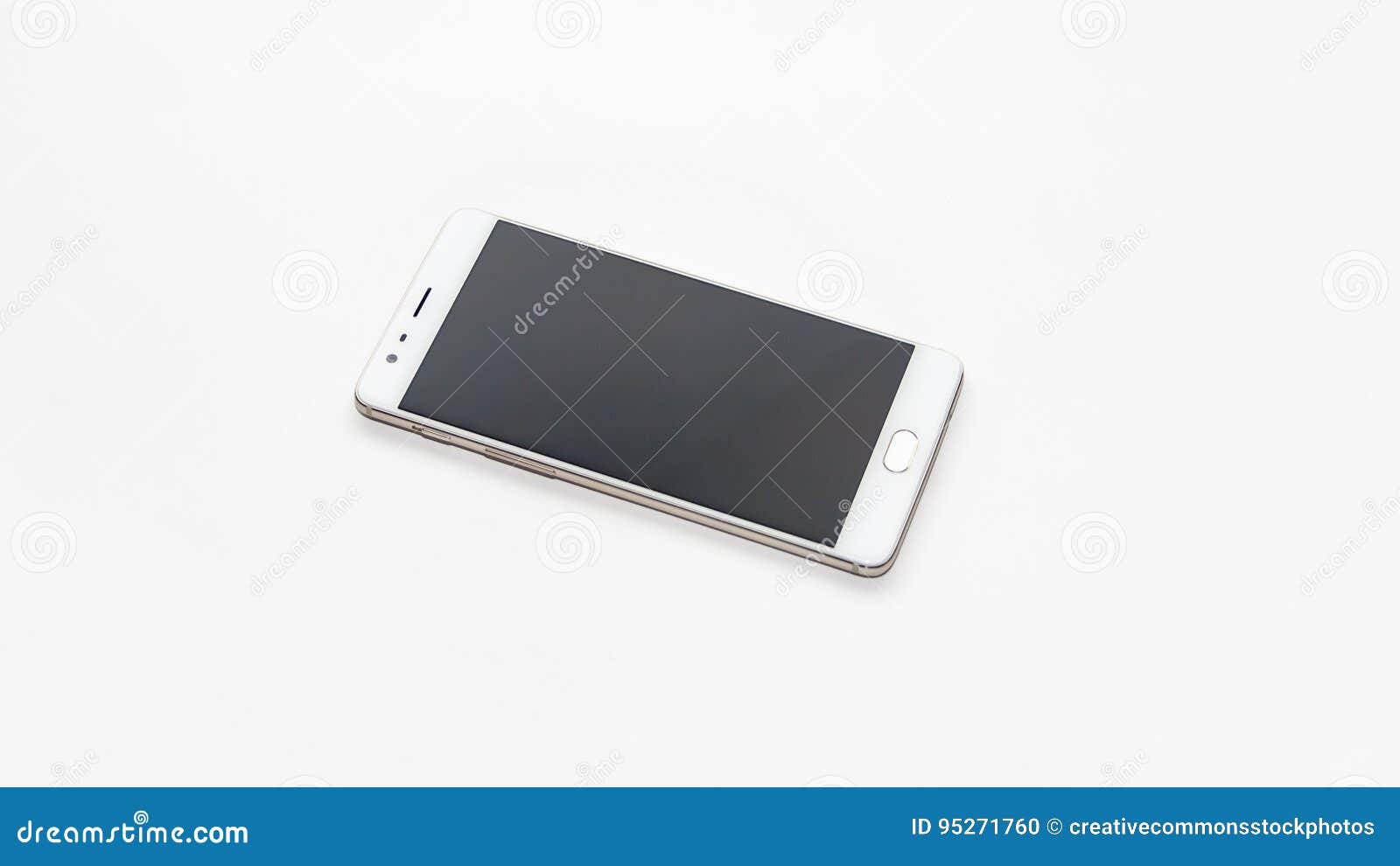 White Android Phone Picture. Image: 95271760