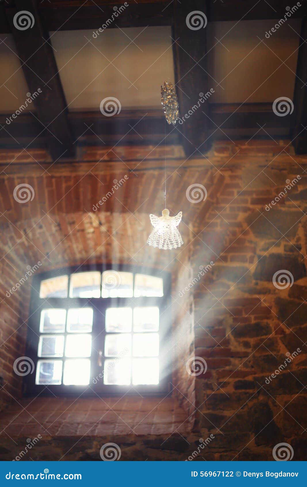 White Angel Flying in the Sunlight Stock Photo - Image of imagination ...