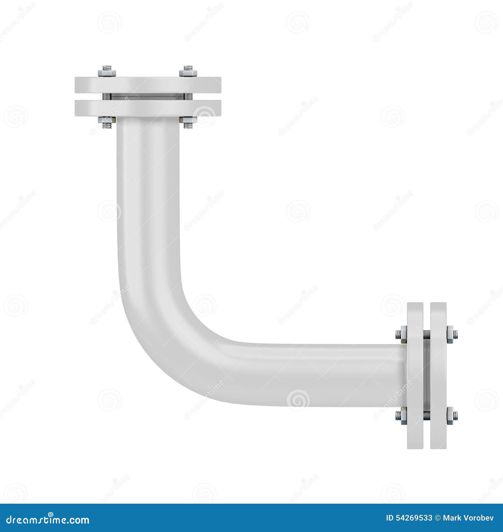 White Angle Connection Pipes Royalty-Free Stock Image | CartoonDealer ...