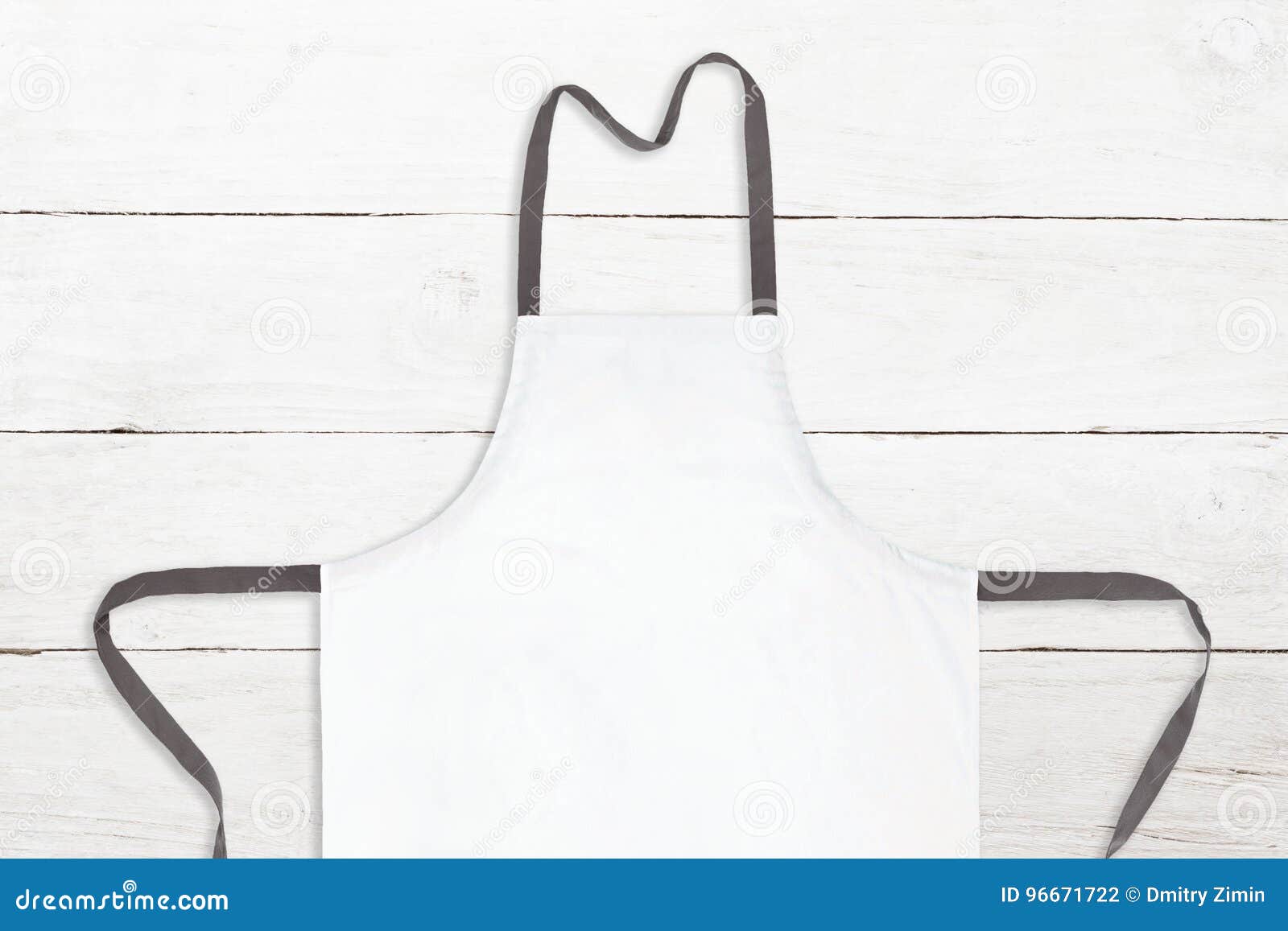 White Apron on White Wooden Texture Stock Photo - Image of casual ...