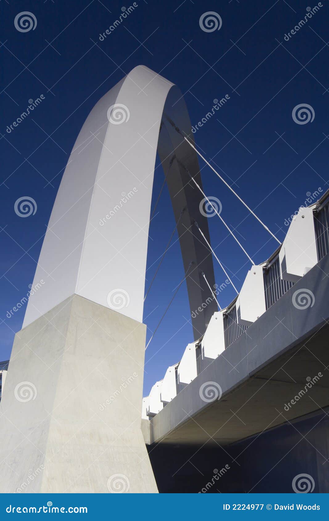 White arc stock image. Image of crossing, arch, cable - 2224977