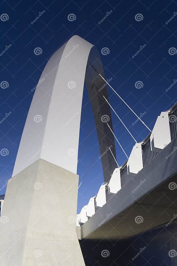 White arc stock image. Image of crossing, arch, cable - 2224977
