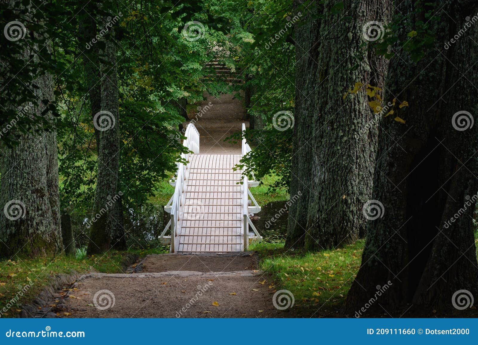 White arched bridge stock photo. Image of landscape - 209111660