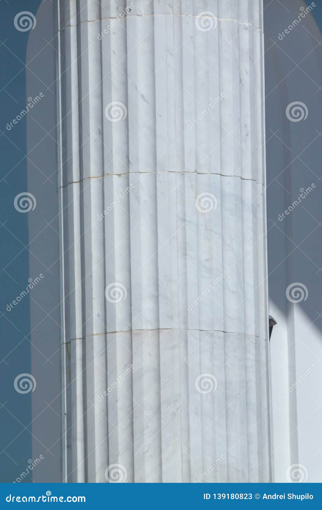 White Architectural Pillars on the Building As a Background Stock Image ...