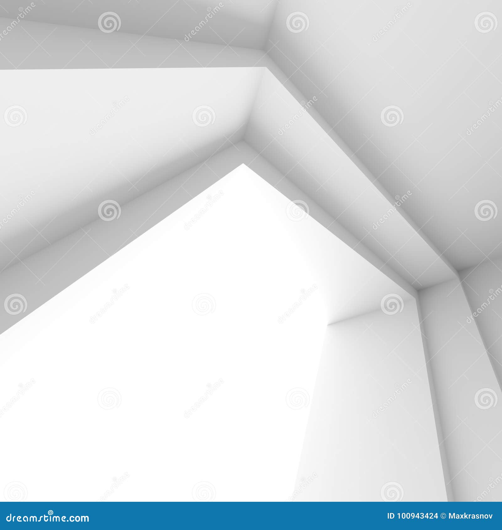 White Architecture Background. Abstract Minimal Window Frame Design ...