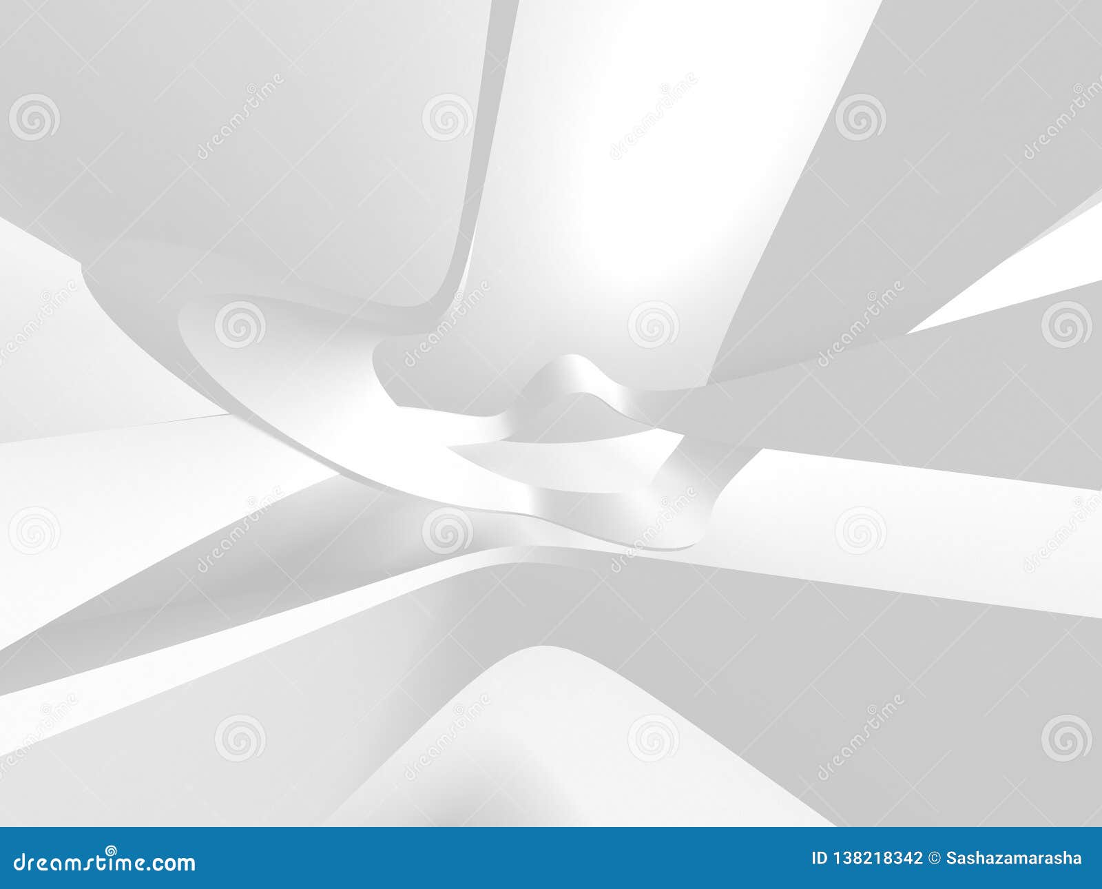 White Architecture Construction Modern Interior Background Stock ...