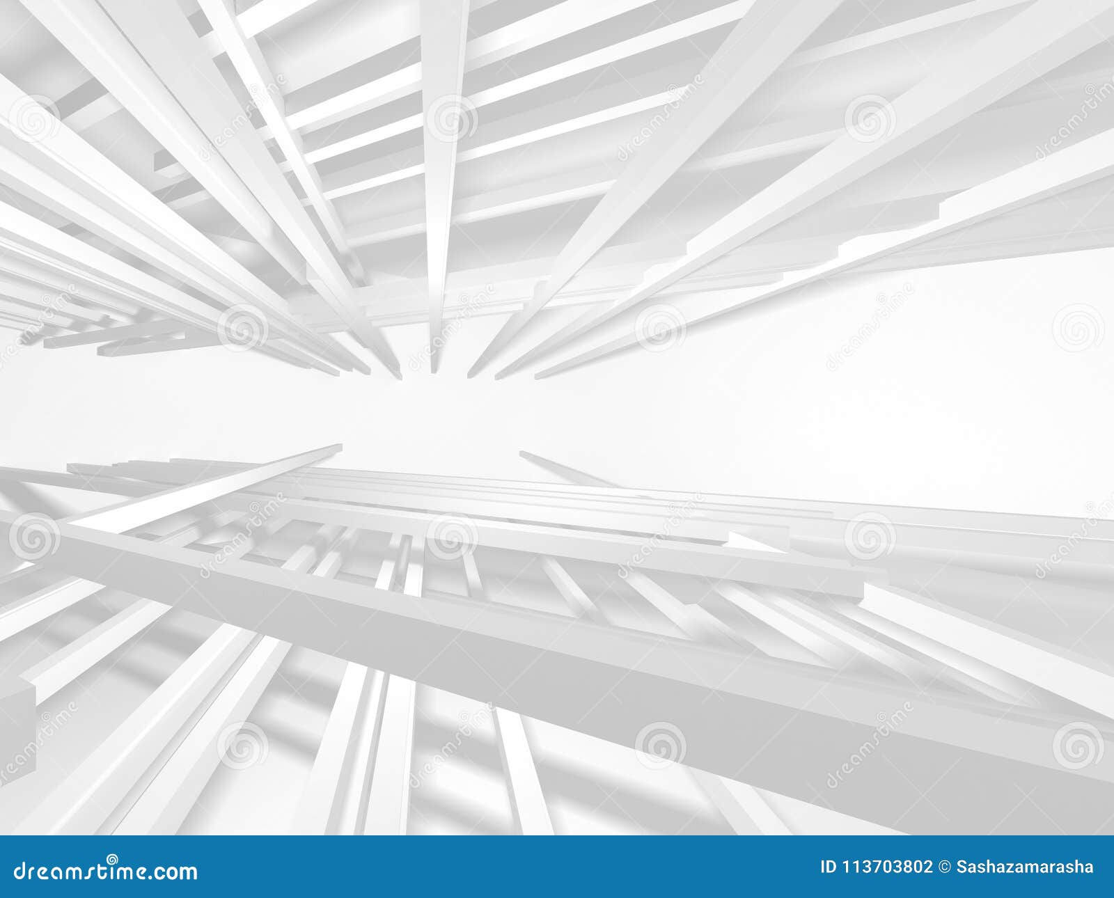 White Architecture Construction Modern Interior Background Stock ...