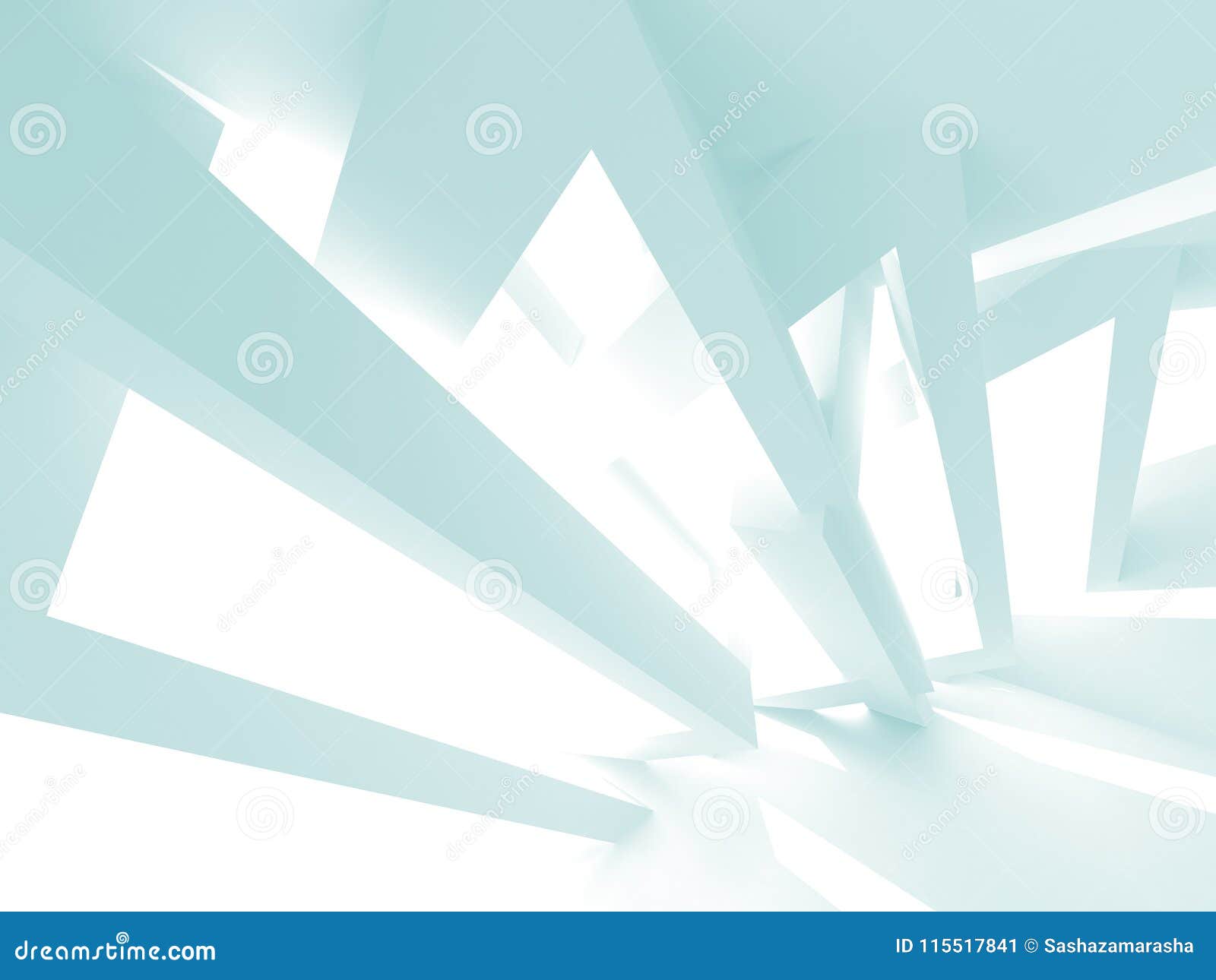 White Architecture Construction Modern Interior Background Stock Image ...