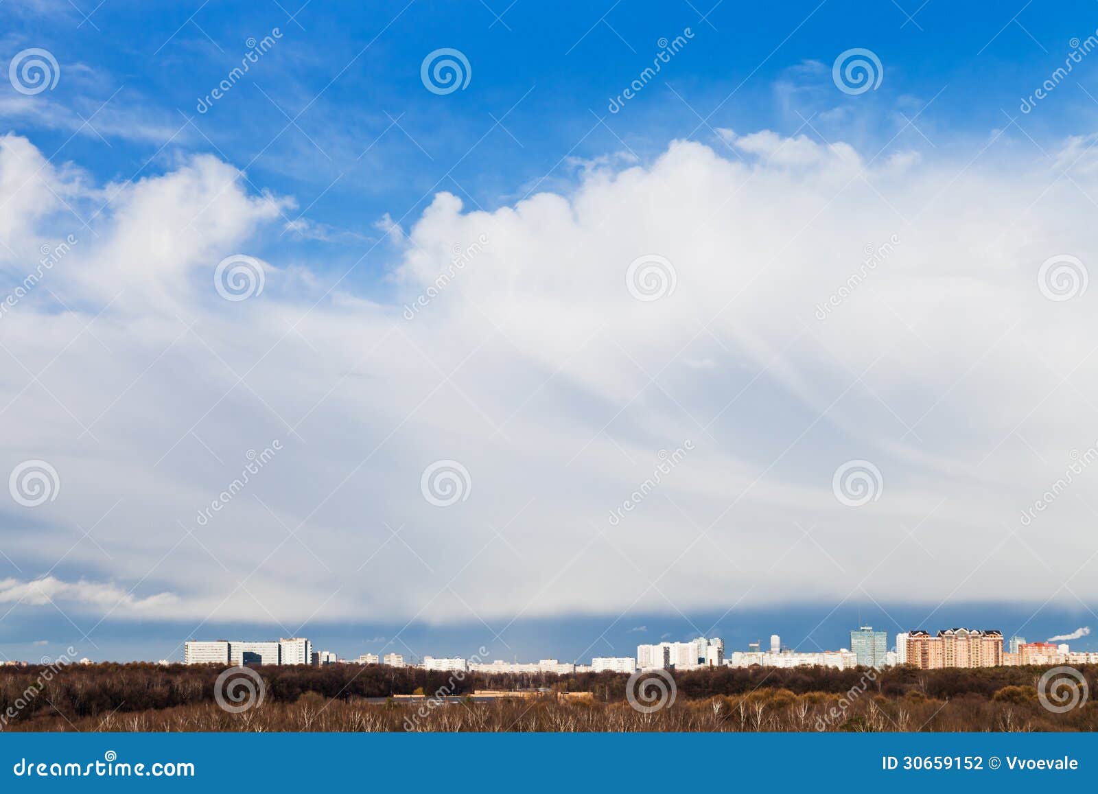 White arcus cloud stock photo. Image of russia, cityscape - 30659152