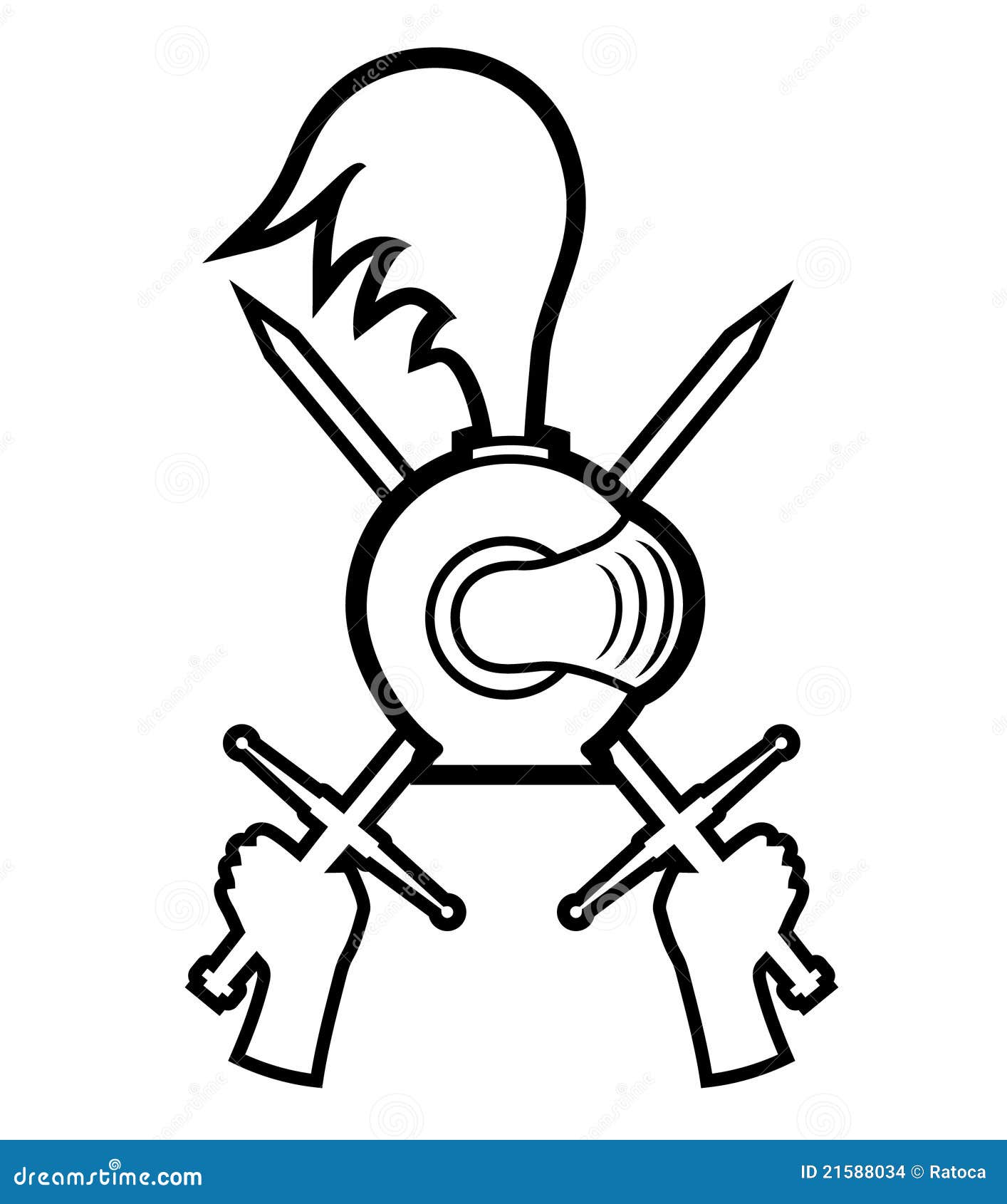 White armor design stock vector. Illustration of protection - 21588034