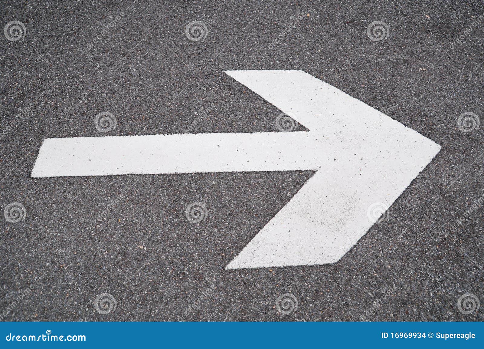 White arrow stock photo. Image of road, gray, abstract - 16969934