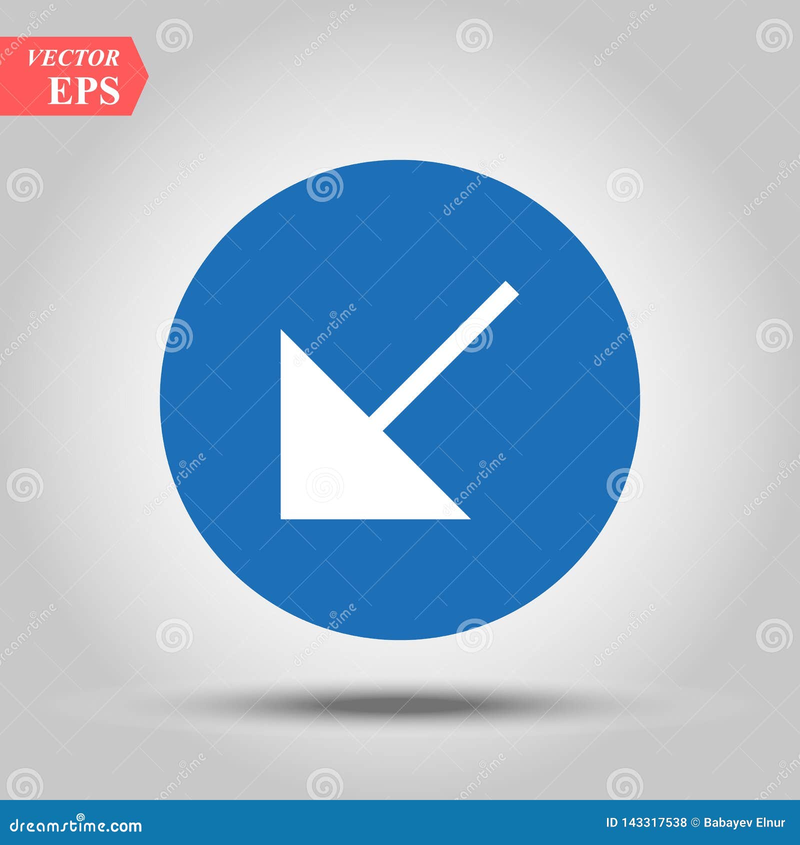 White Arrow Icon. Direction Indicator Pointer Sign Icon. Previous ...
