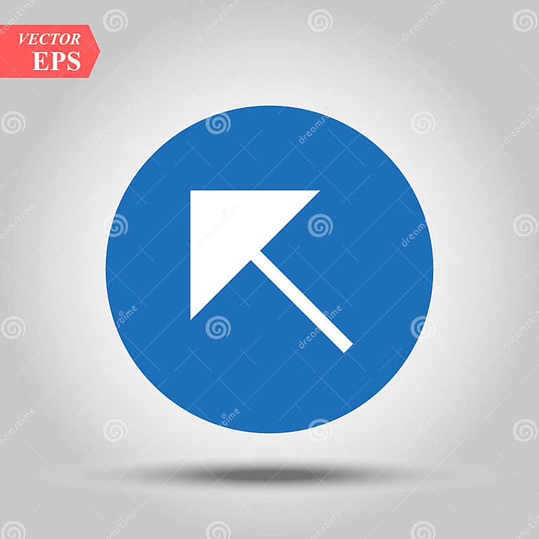 White Arrow Icon. Direction Indicator Pointer Sign Icon. Previous ...