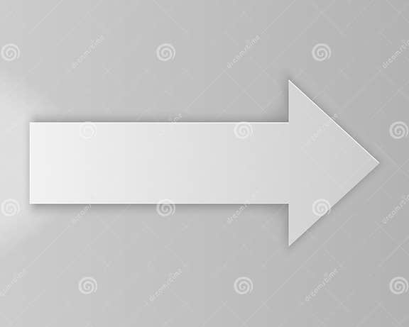 White arrow stock vector. Illustration of collection - 258424813