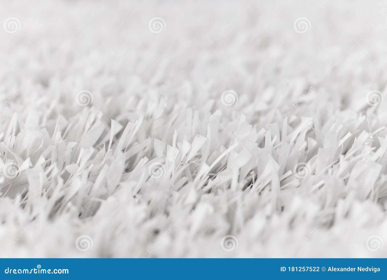 White Artificial Grass Texture With Blurred Background. Modern ...