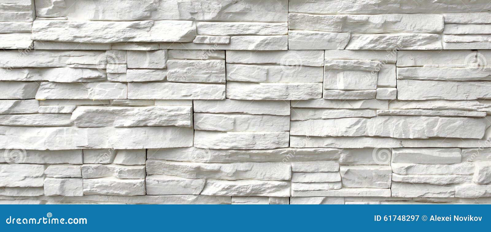 White Artificial Stone Wall Stock Image - Image of materials ...