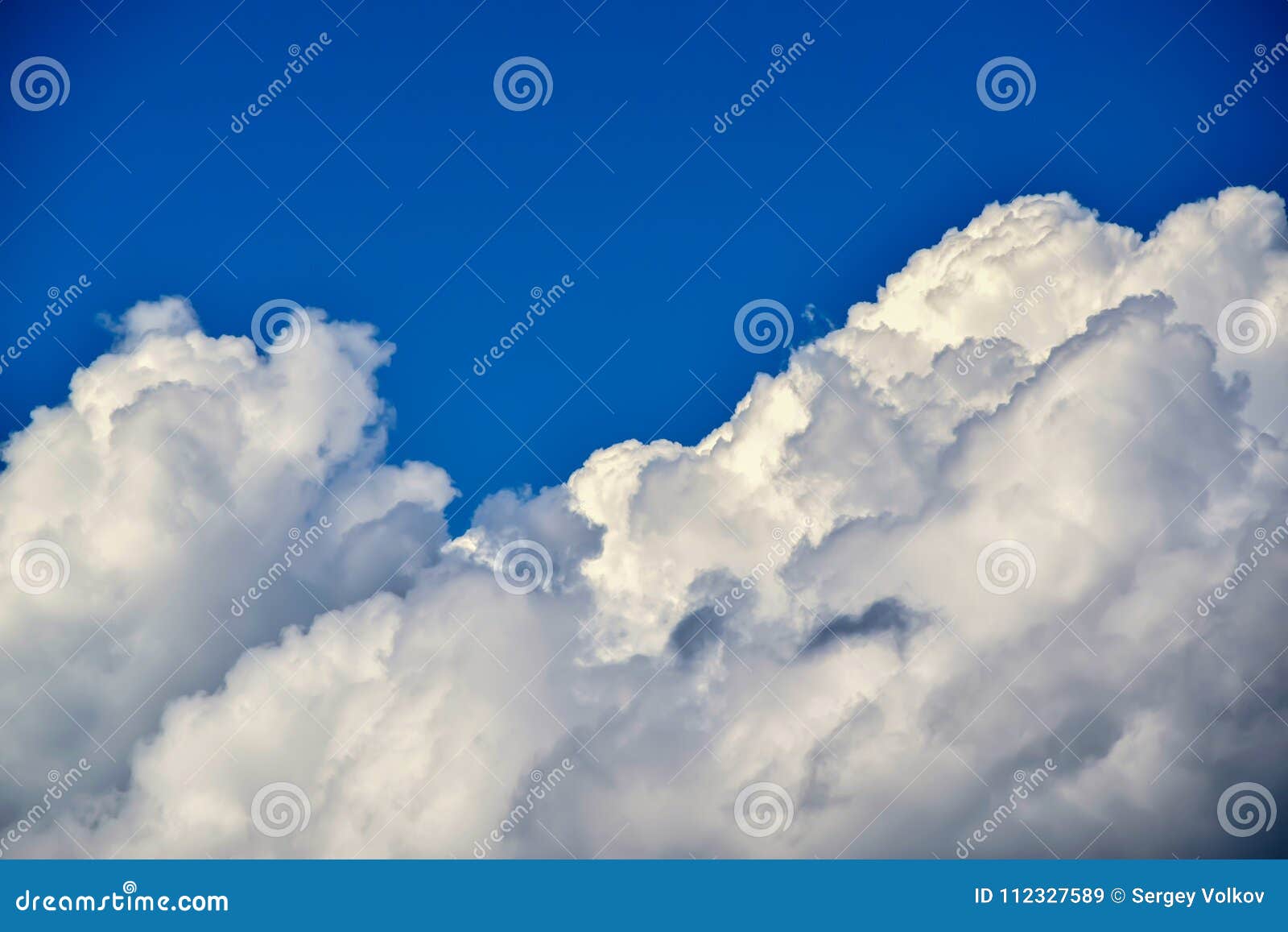 White as fluff clouds stock image. Image of clouds, fluffy - 112327589