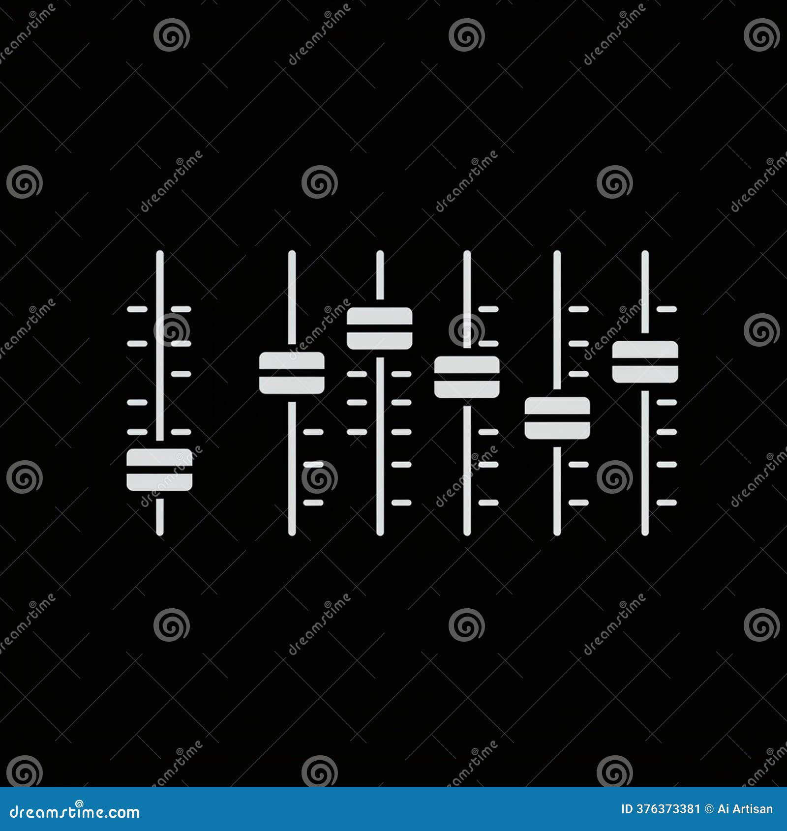 Sliders Or Slider Bar Icons Set Designed In Filled And Stroke Style ...