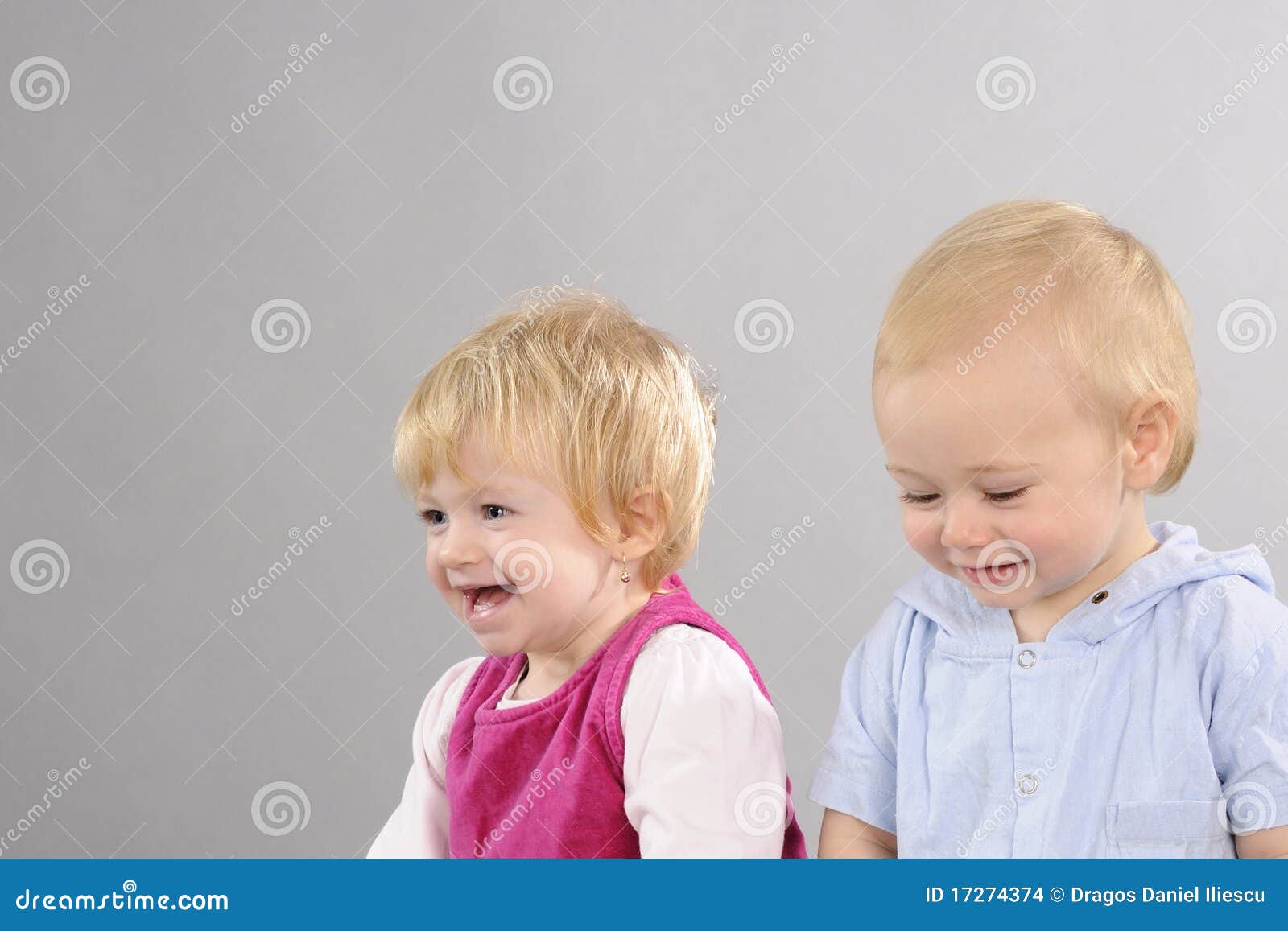 White babies smiling stock photo. Image of studio, baby - 17274374
