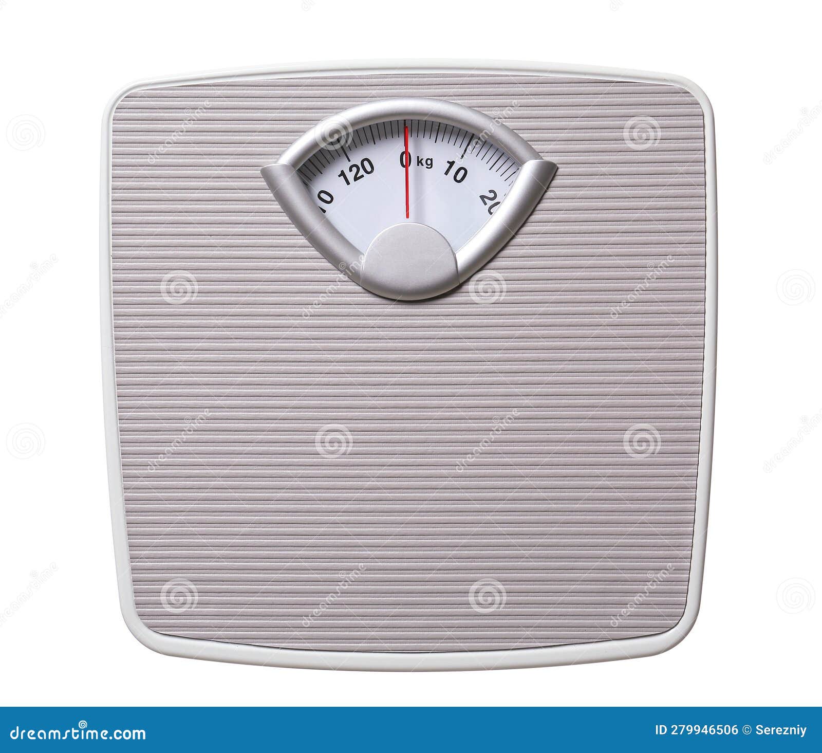 Modern Scales on White Background Stock Photo - Image of floor, weight ...