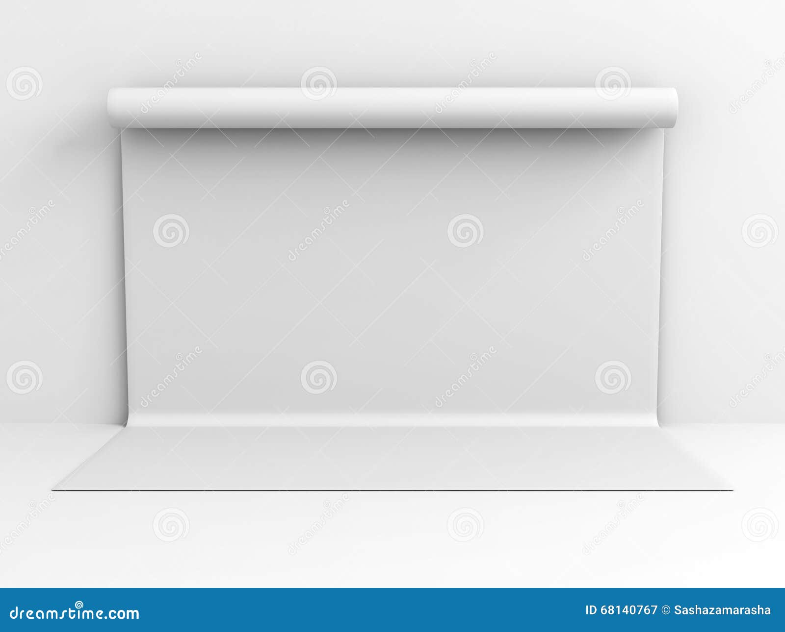White Backdrop Wall Abstract Studio Background Stock Illustration ...