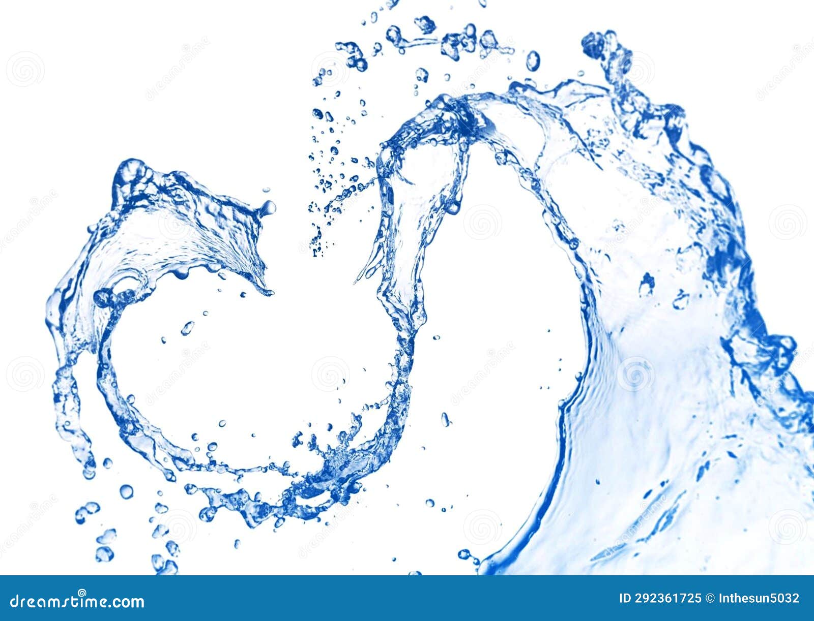 White Background with Abstract Blue Splashes Stock Image - Image of ...
