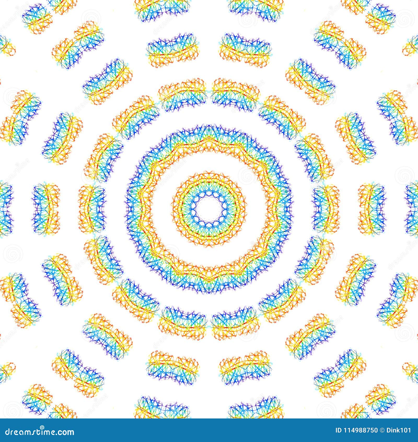 Abstract Concentric Pattern Stock Illustration - Illustration of ...