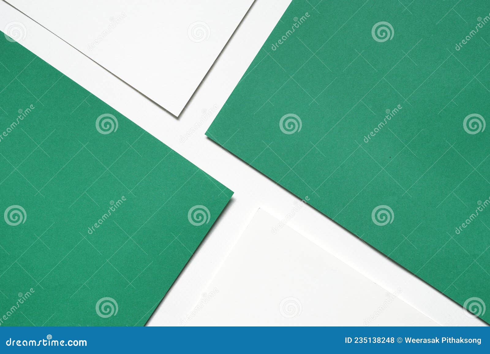 On a White Background, an Abstract Background Notion of Green and White ...