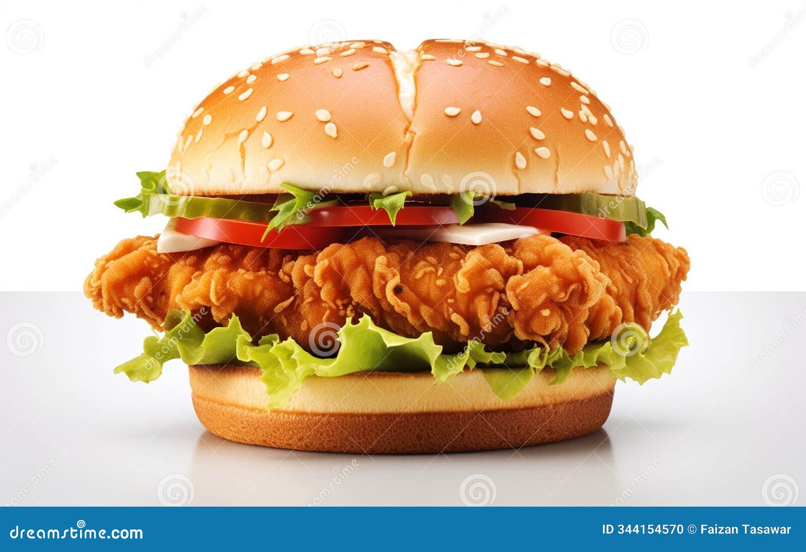 White Background Accentuates Zinger Combo Stock Photo - Image of ...