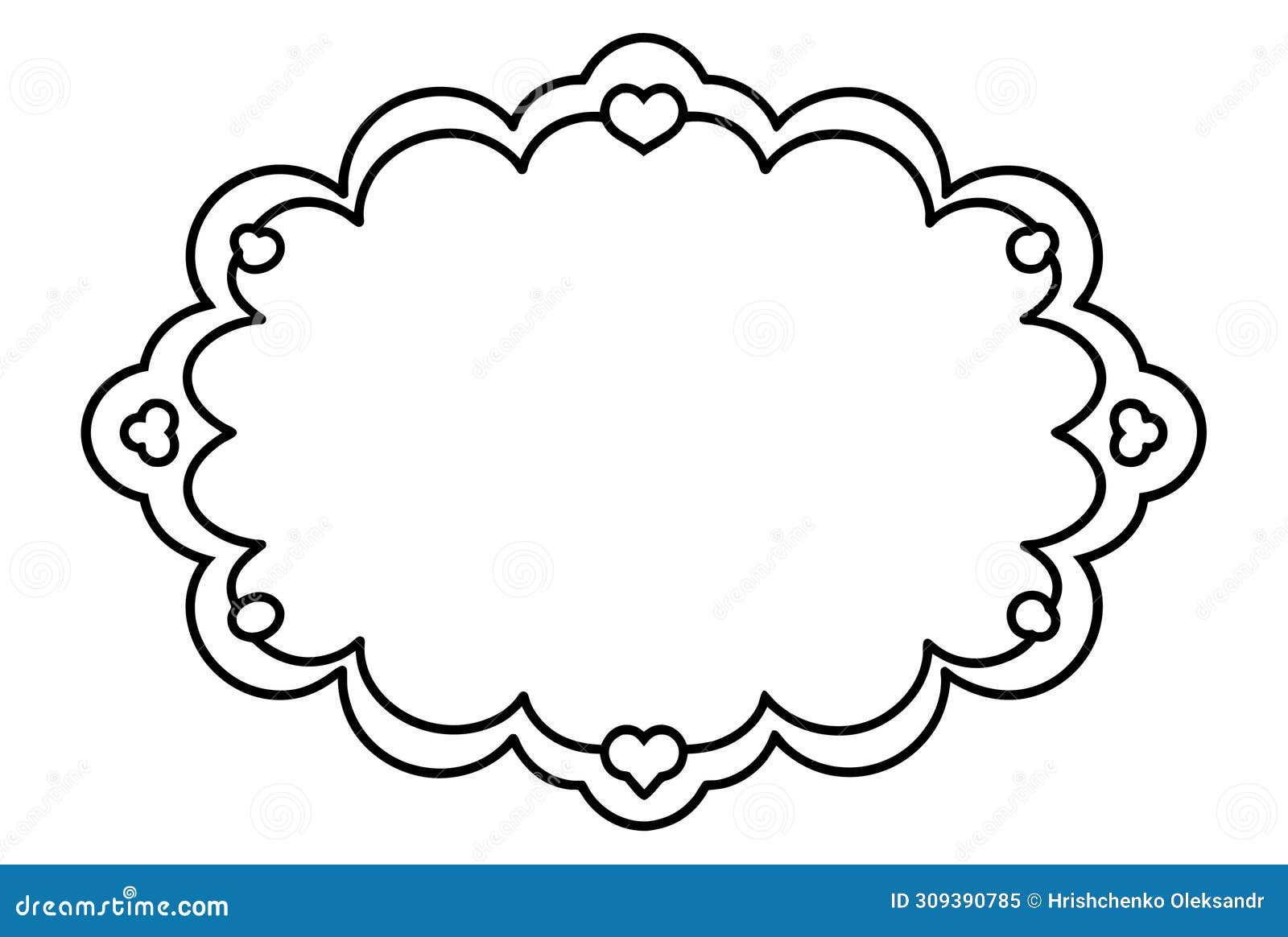 White Background with Black Frame. Inside the Frame There is a White ...