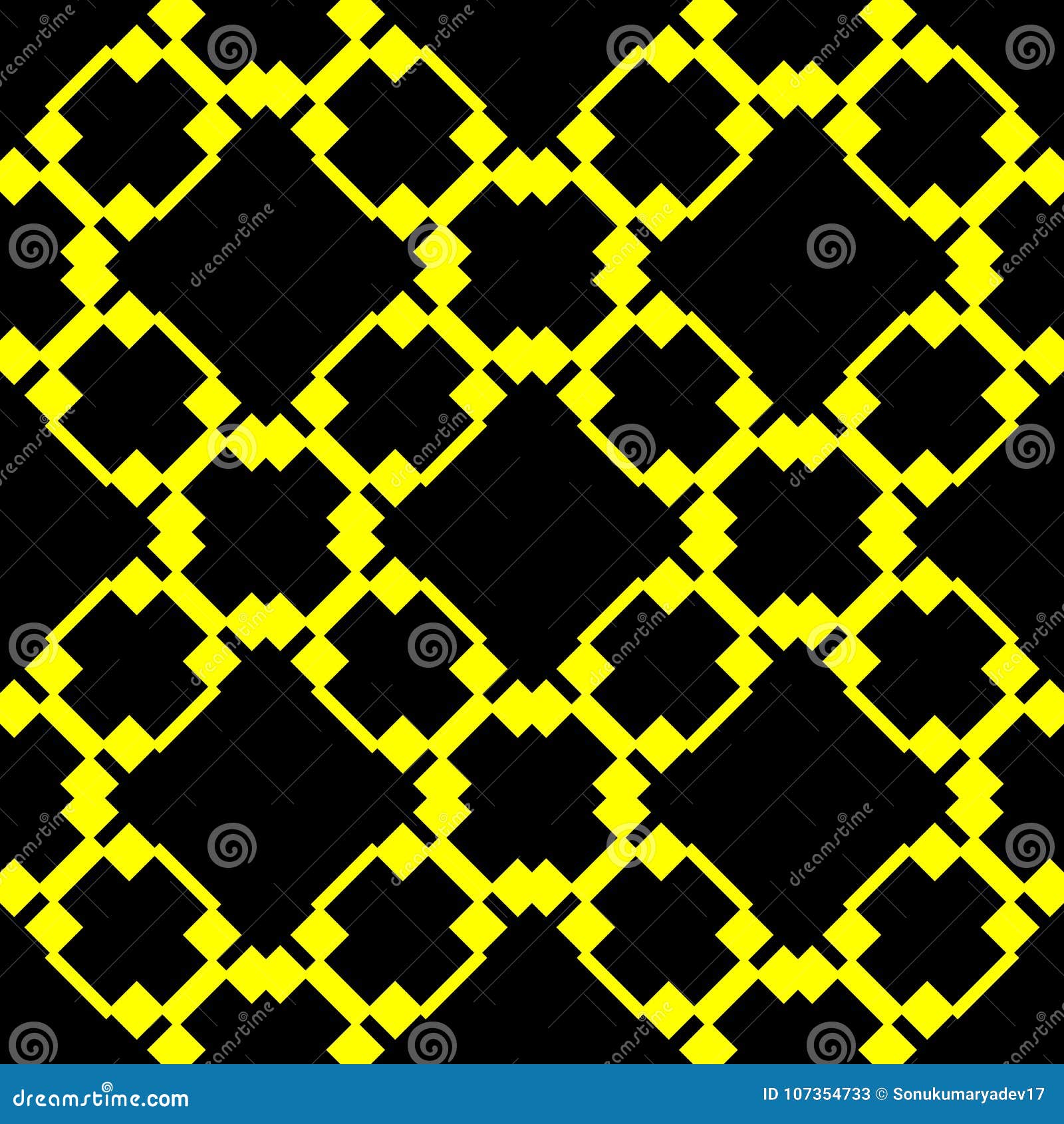 White Background and Black Repeted Pattern Stock Vector - Illustration ...