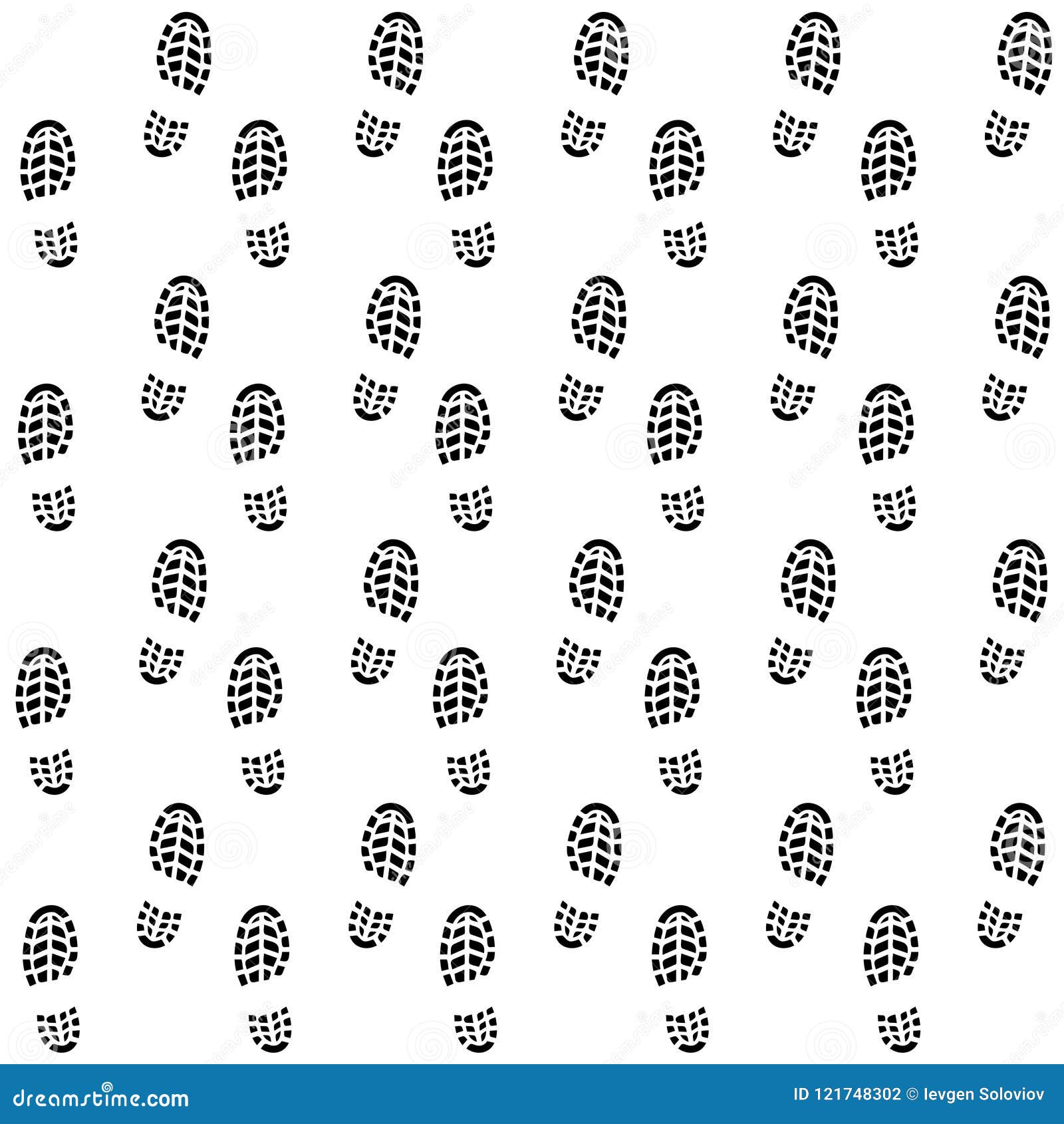 Shoes prints background stock vector. Illustration of paint - 121748302