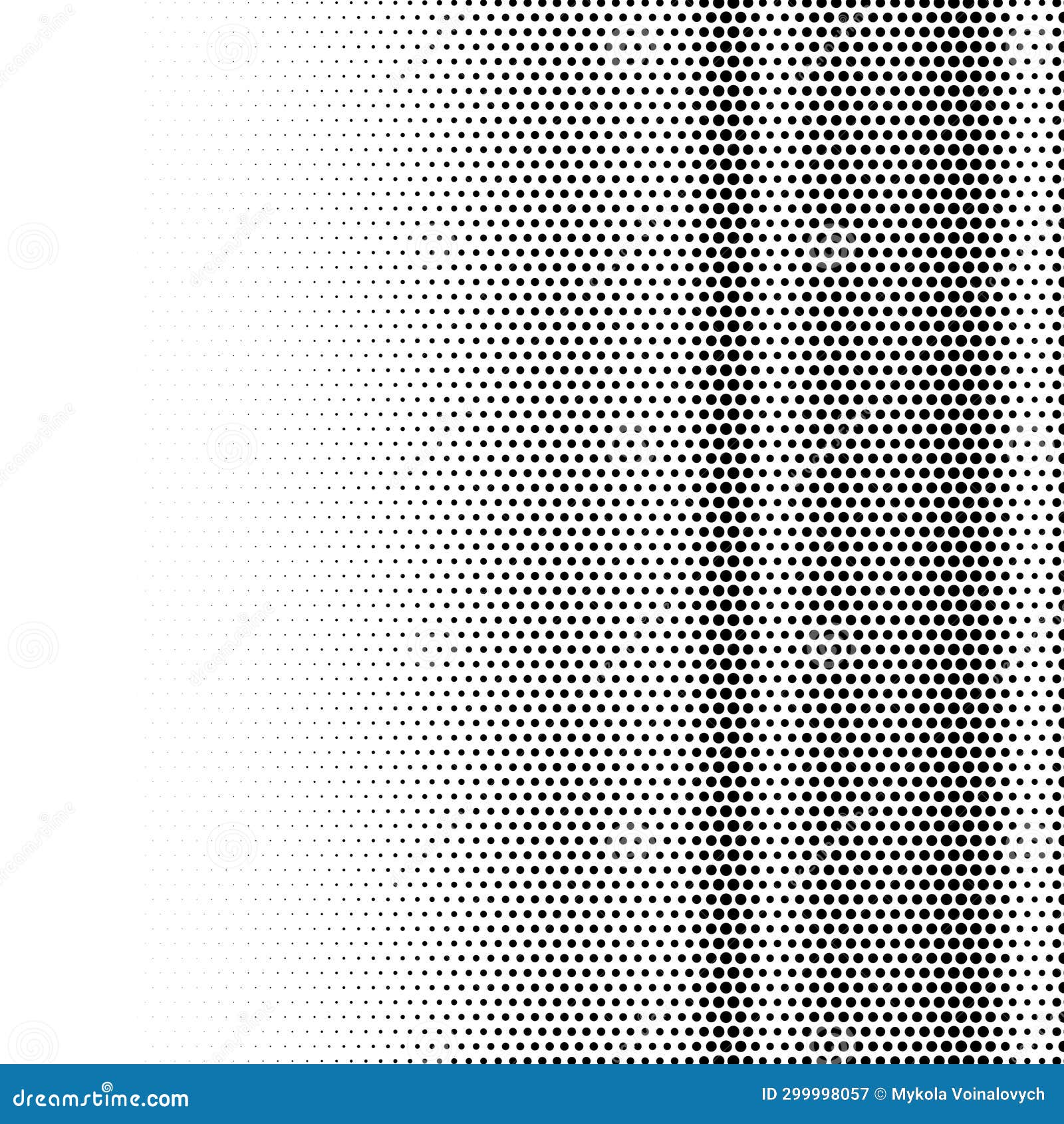 White Background with Black Small Halftone Dots, Design Element Stock ...