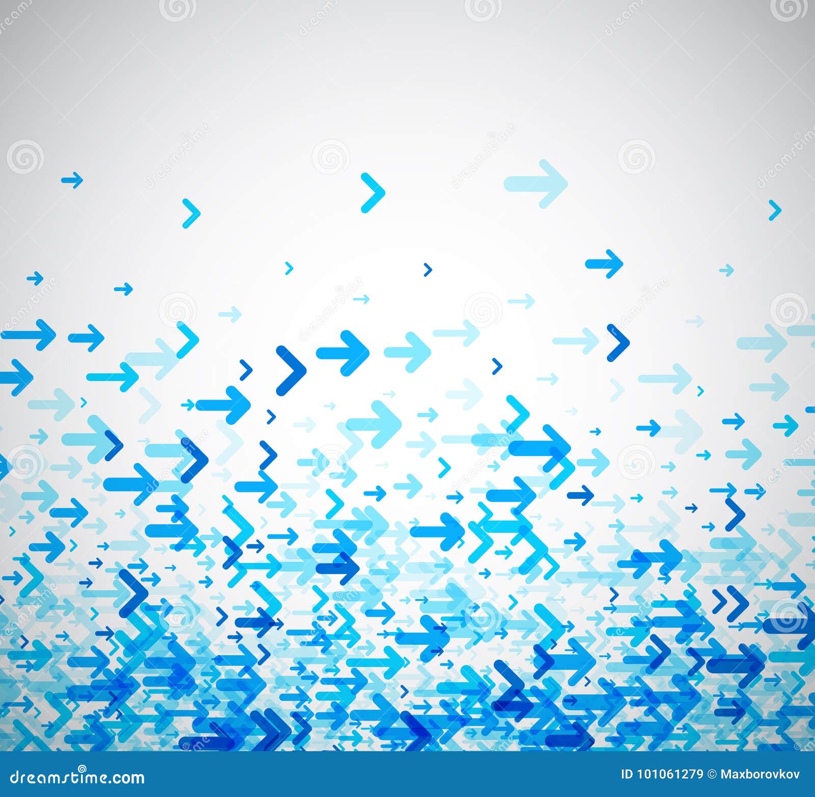 White Background with Blue Arrows. Stock Vector - Illustration of ...