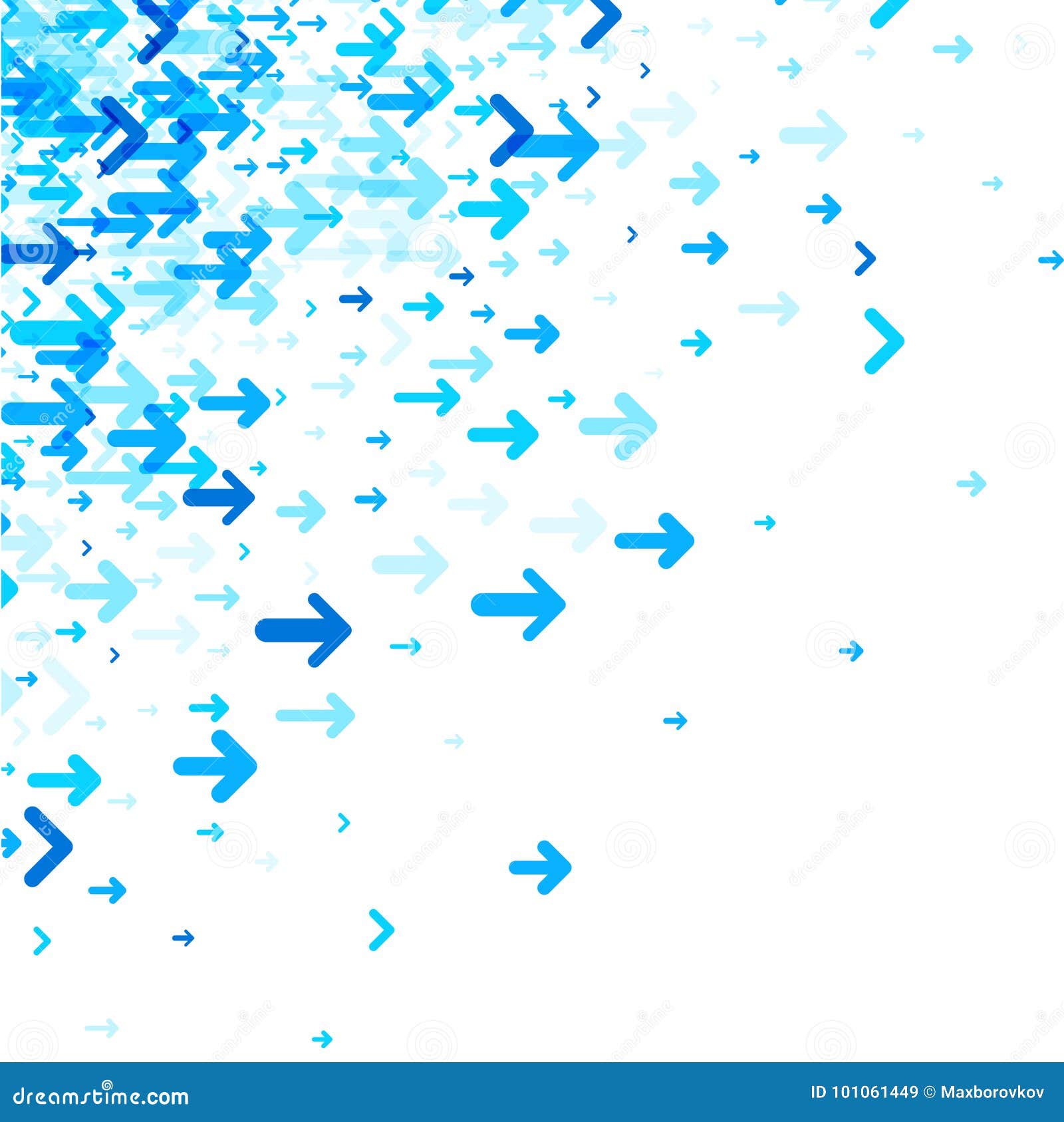 White Background with Blue Arrows. Stock Vector - Illustration of shape ...