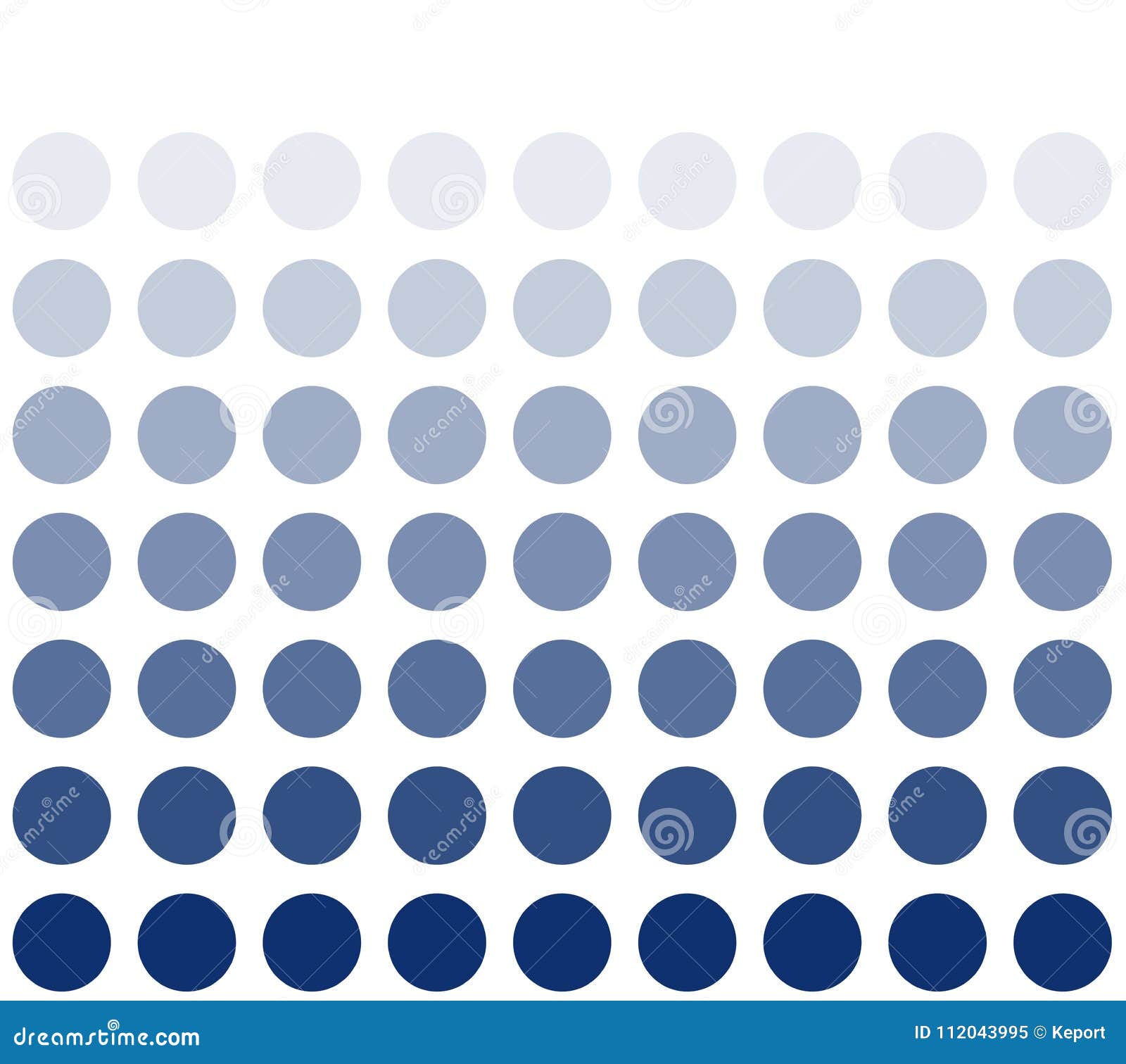 Blue Circle with Color Transition Stock Illustration - Illustration of ...