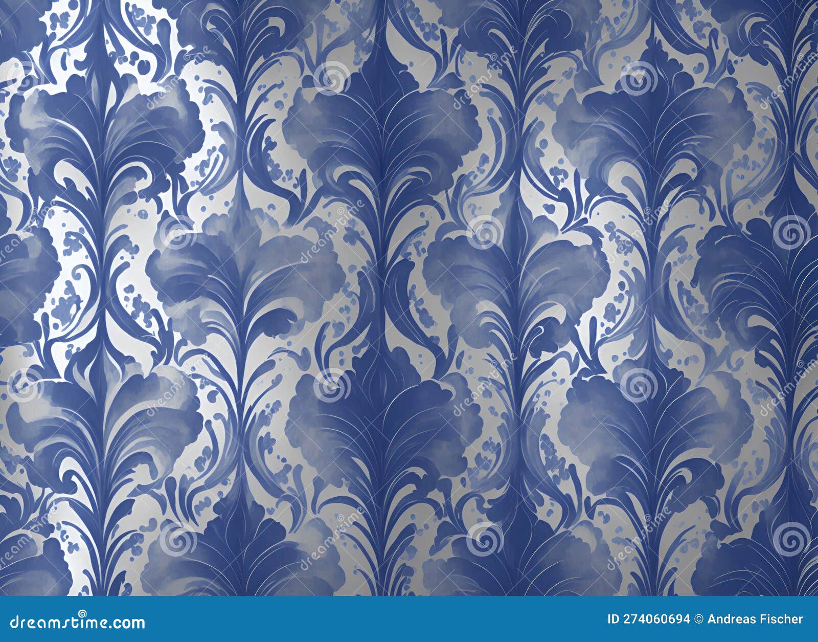 White Background with a Blue Repeating Pattern. Stock Photo - Image of ...