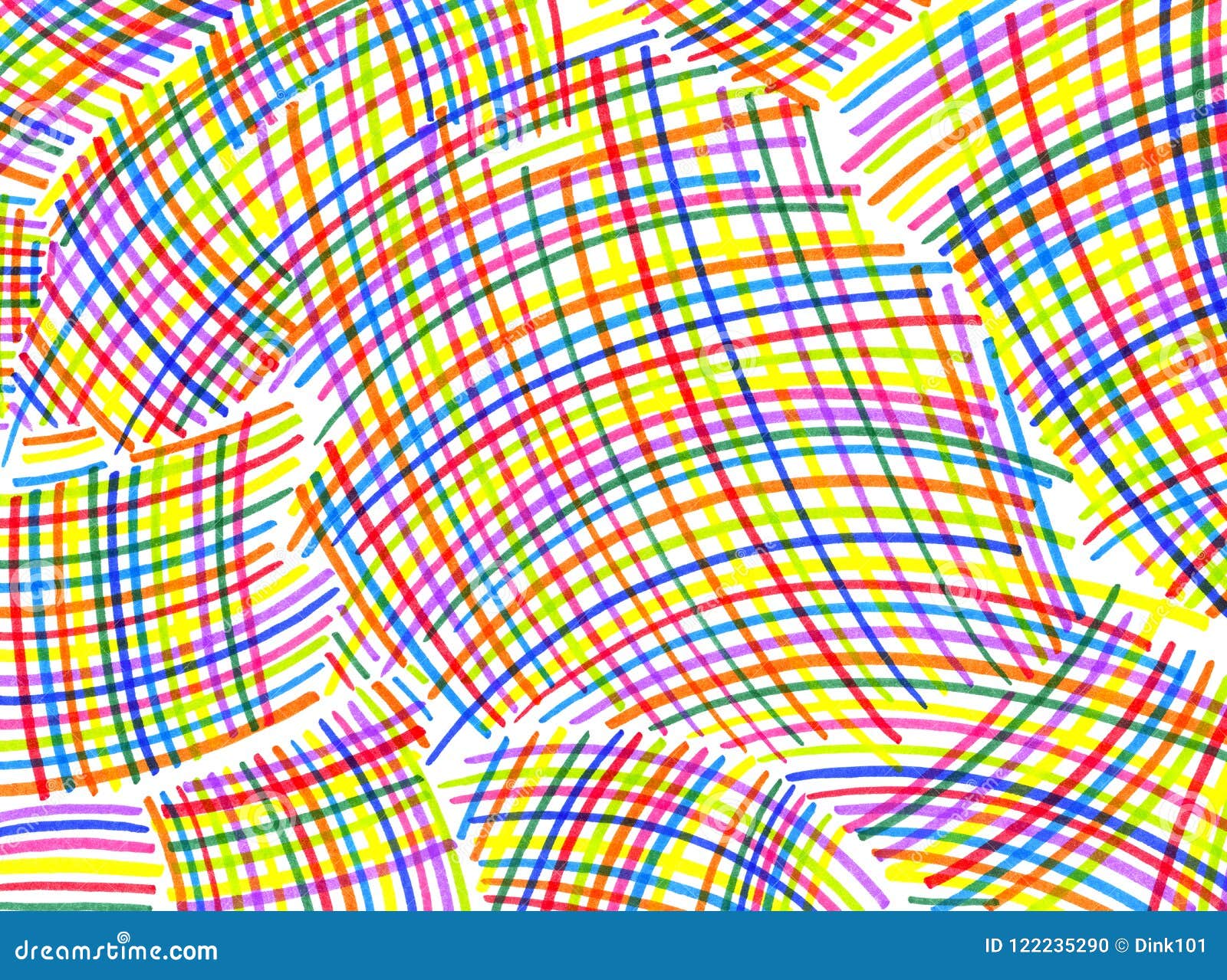 Abstract Bright Color Curved Intersecting Lines Patterns Stock ...