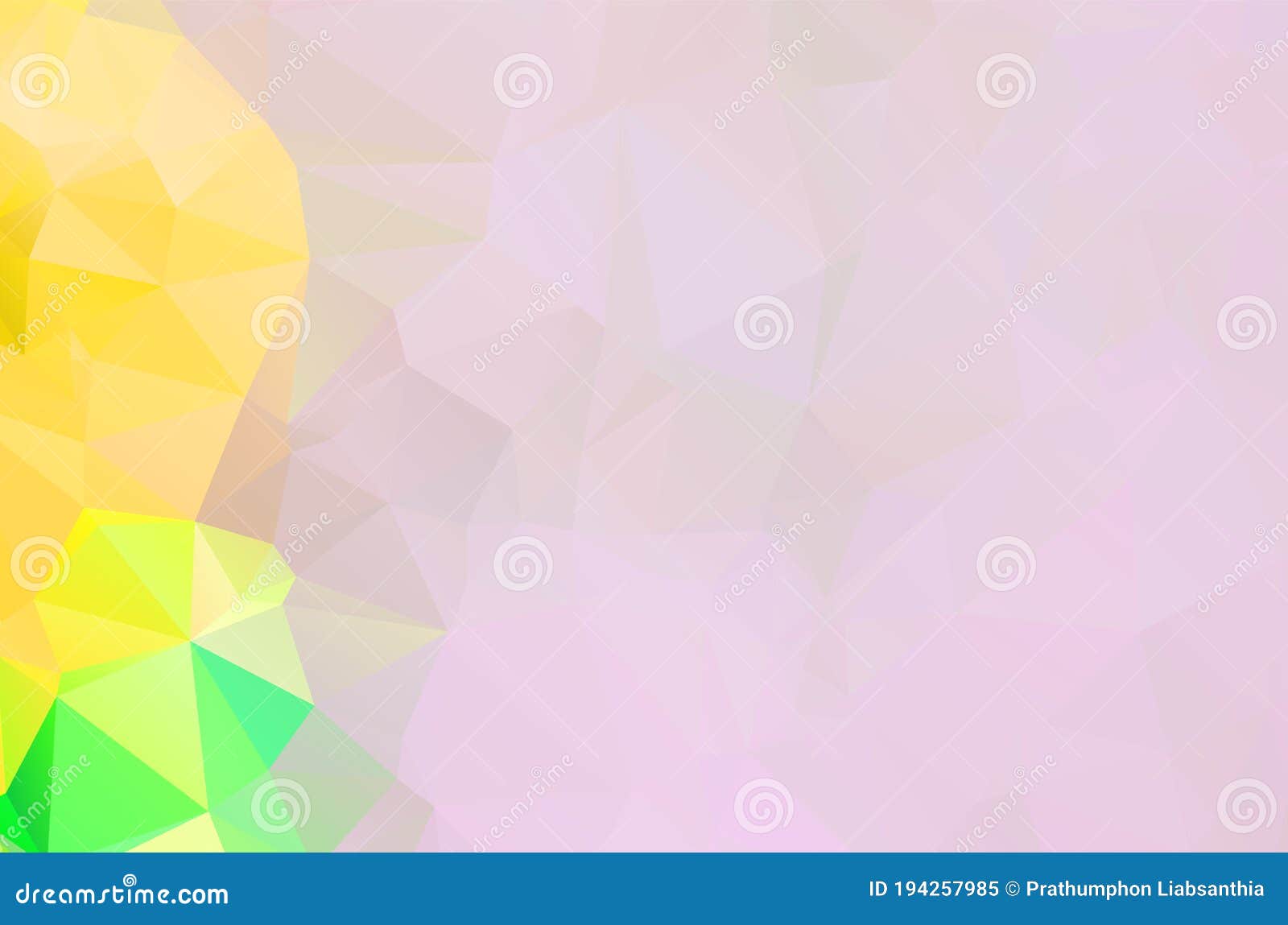 White Background Bright Template Random Colors Low Poly Stock Vector ...