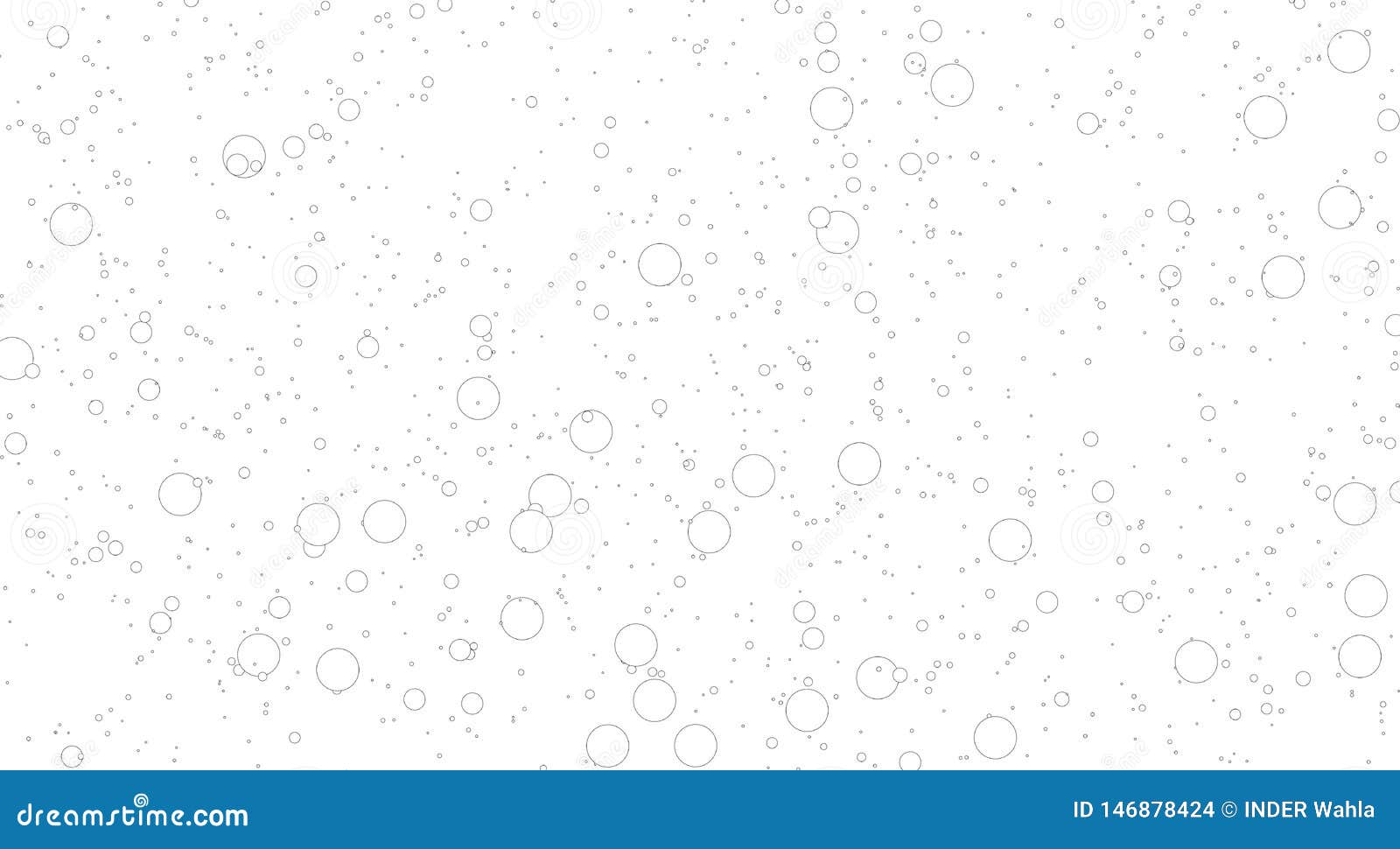 White Background with Bubbles. Mixture Big and Small Bubbles Stock ...