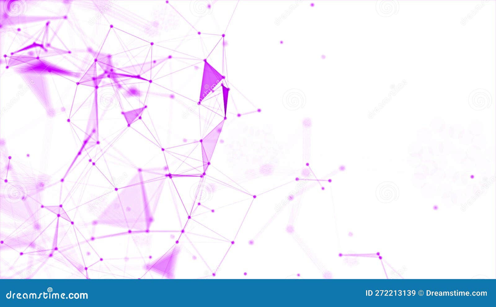 Pink Plexus Connecting Dots on Black Background Stock Illustration ...