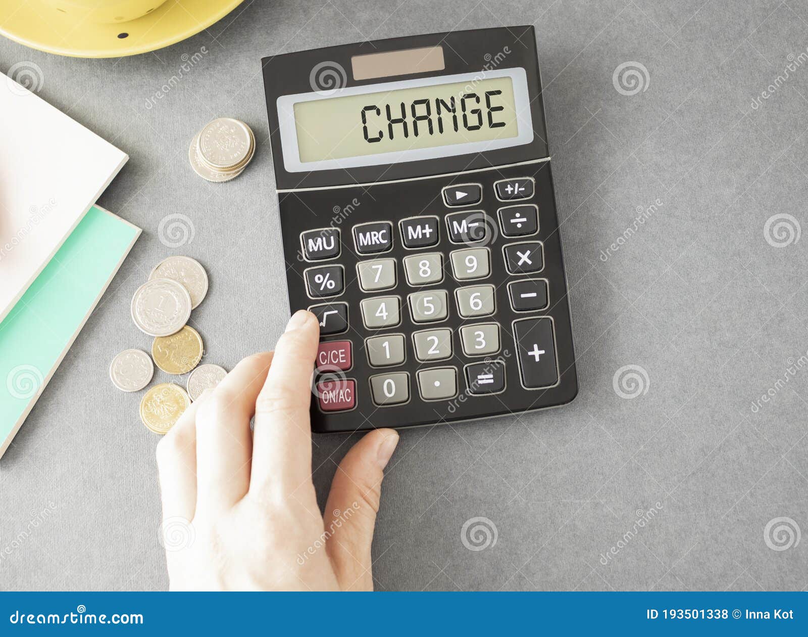 Calculator with the Text Chance, Graph, Pen and Magnifier Stock Photo ...