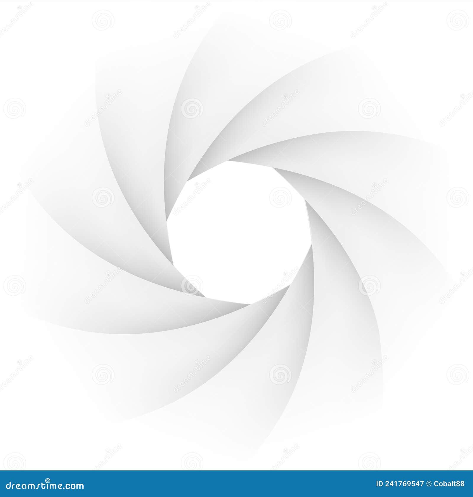 White Background with Camera Lens Shutter, Elegant White Grey Abstract ...