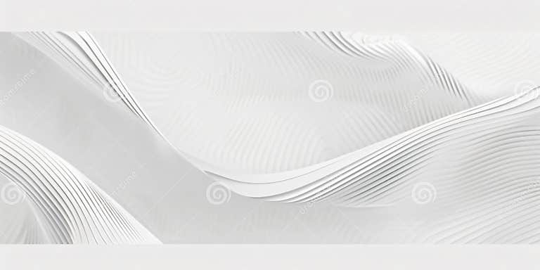 Abstract White Curved Lines Background Stock Illustration ...