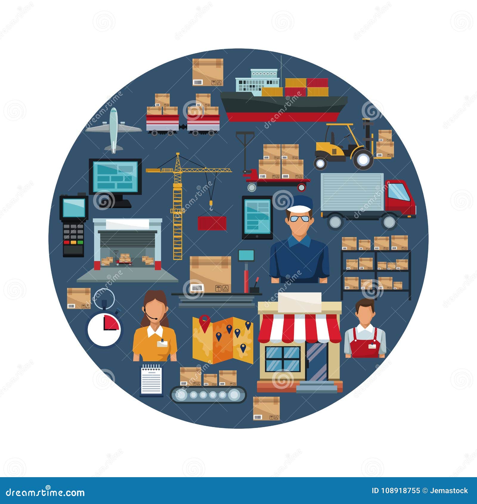 Storage Logistics Stock Illustrations – 26,995 Storage Logistics Stock ...
