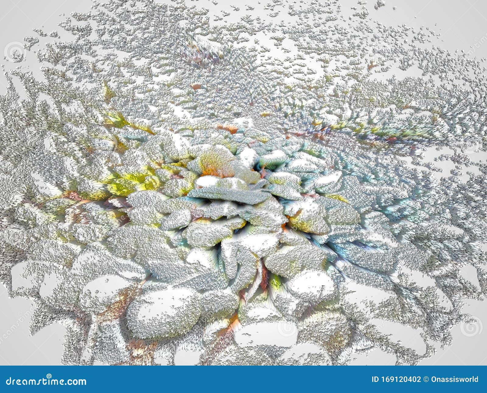 White Background Colours Abstract Art Stock Illustration - Illustration ...