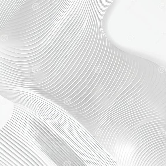 A White Background with a 3D Line Pattern and Minimal Striped Pattern ...